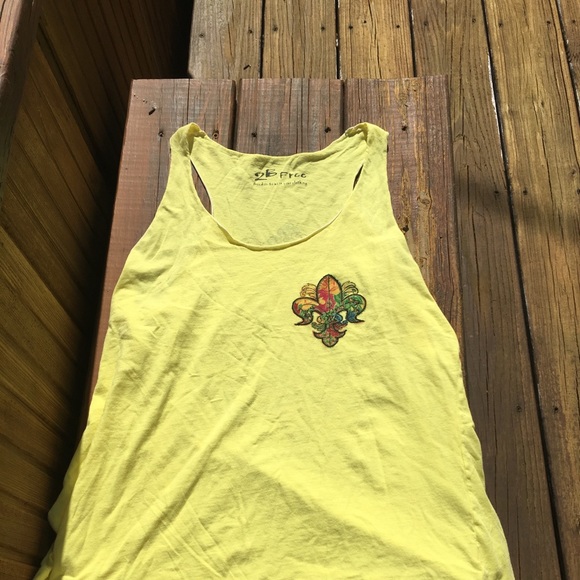 2B Free | Tops | 2b Free Fleur De Lis Tank L | Poshmark